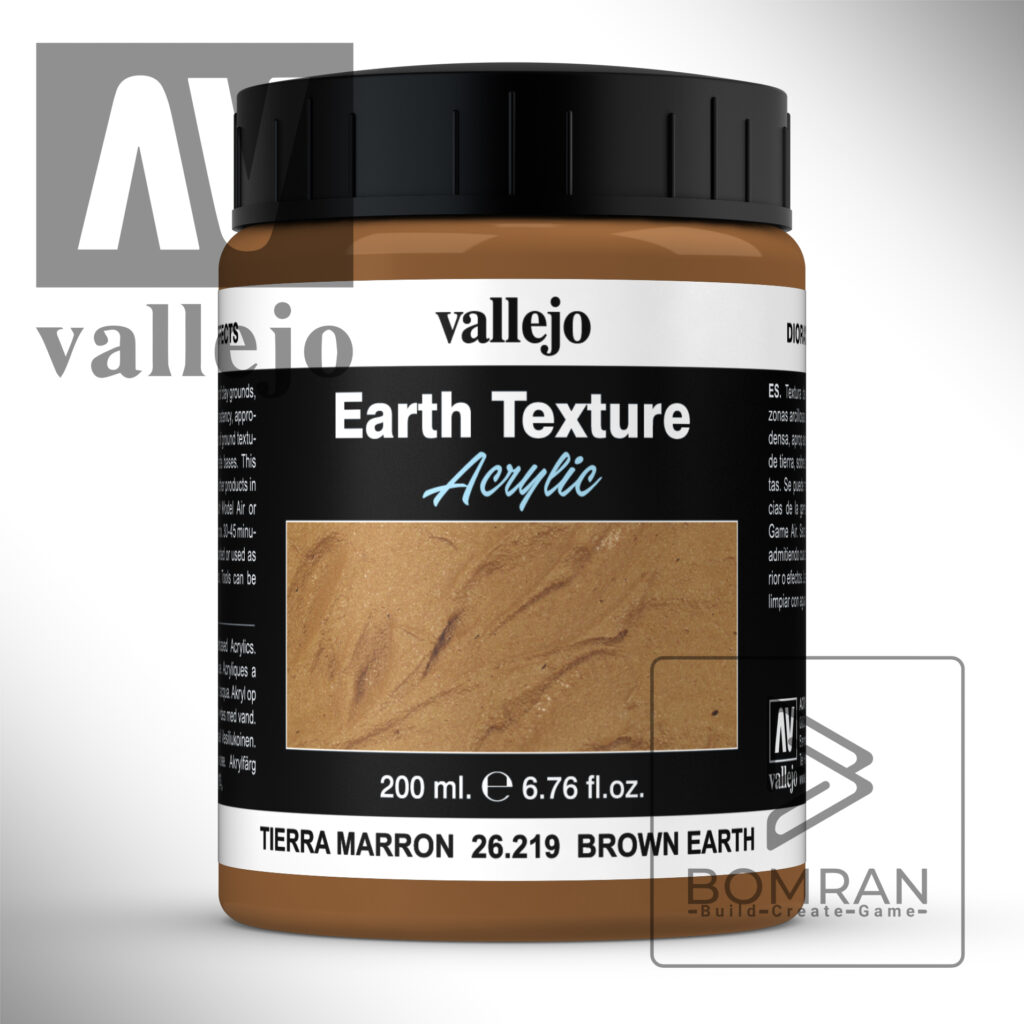 Vallejo Brown Earth 200ml - Bomran Ltd